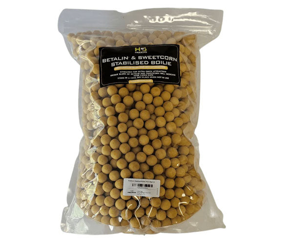 Hinders Sweetcorn Stabilised Life Boilies 1kg — Yateley Angling Centre