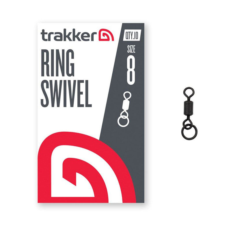 Trakker Ring Swivel - Size 8 — Yateley Angling Centre